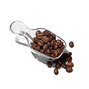 OXO Good Grips POP Container Small Square Short with Coffee, Set 1L + Scoop, White