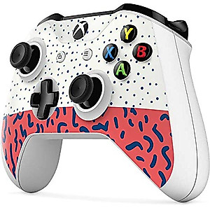 Skinit Decal Gaming Skin Compatible with Xbox One S Controller - Originally Designed Polka Dot Split Design