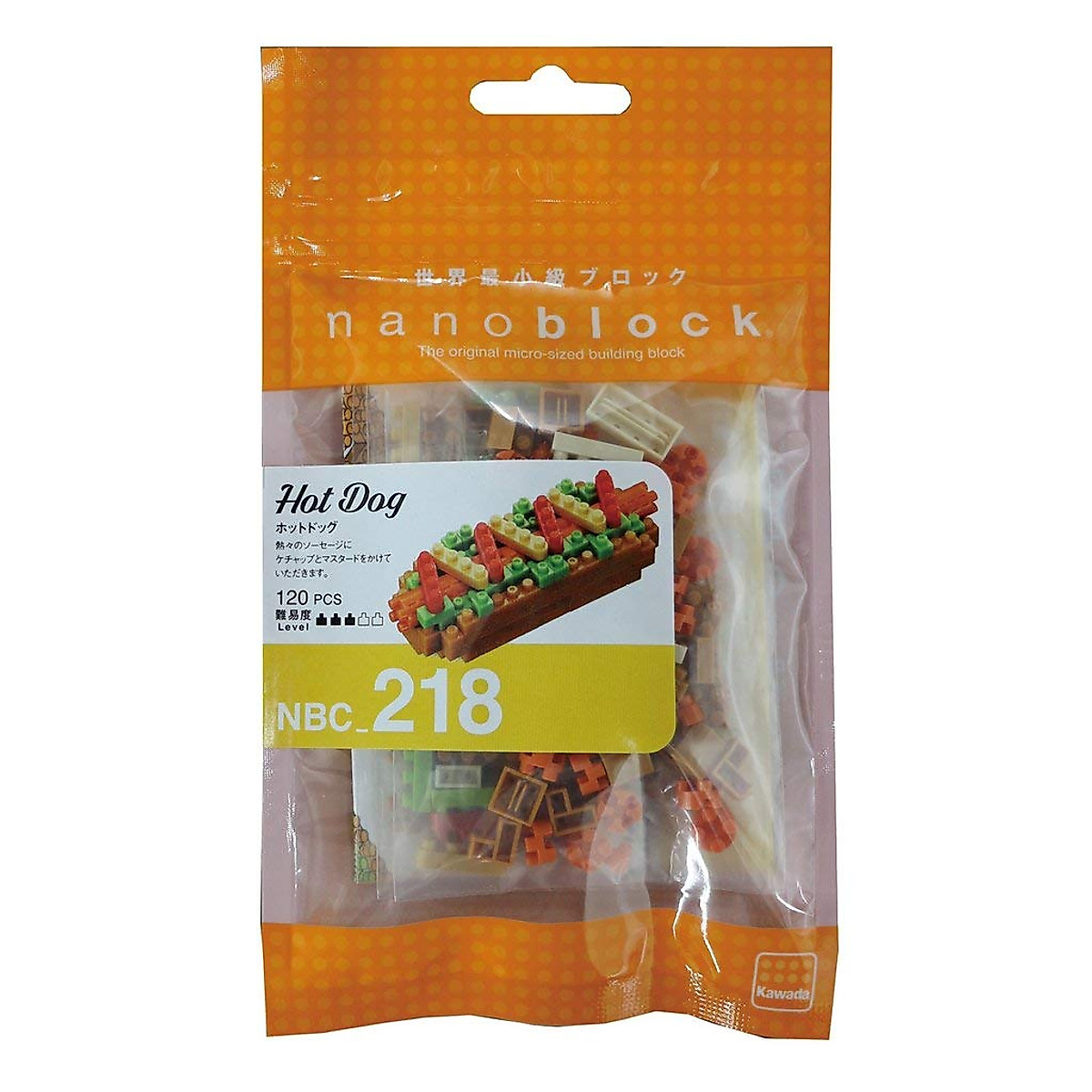 Nanoblock Hot Dog Building Kit