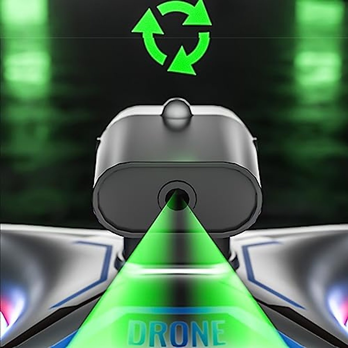 Drone With 4k Dual Hd Camera, Optical Positioning, Remote Control Toys Gifts For Boys And Girls With Altitude Hold Headless Mode Start Speed, One Touch Landing Obstacle Avoidance Speed Adjustment (Gray)