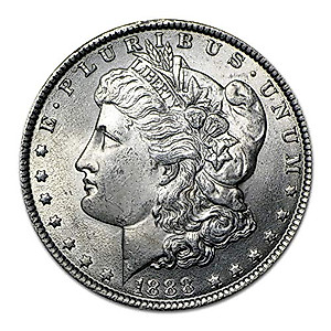 1888 P Morgan Silver Dollar BU $1 Brilliant Uncirculated