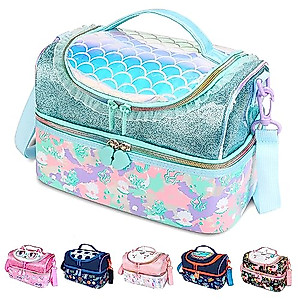 Kids Lunch Bag,Insulated Lunch Box for Girls Boys,Lunch Bag Toddler Teen,School Daycare Cute Travel bags (lunch bag 16)