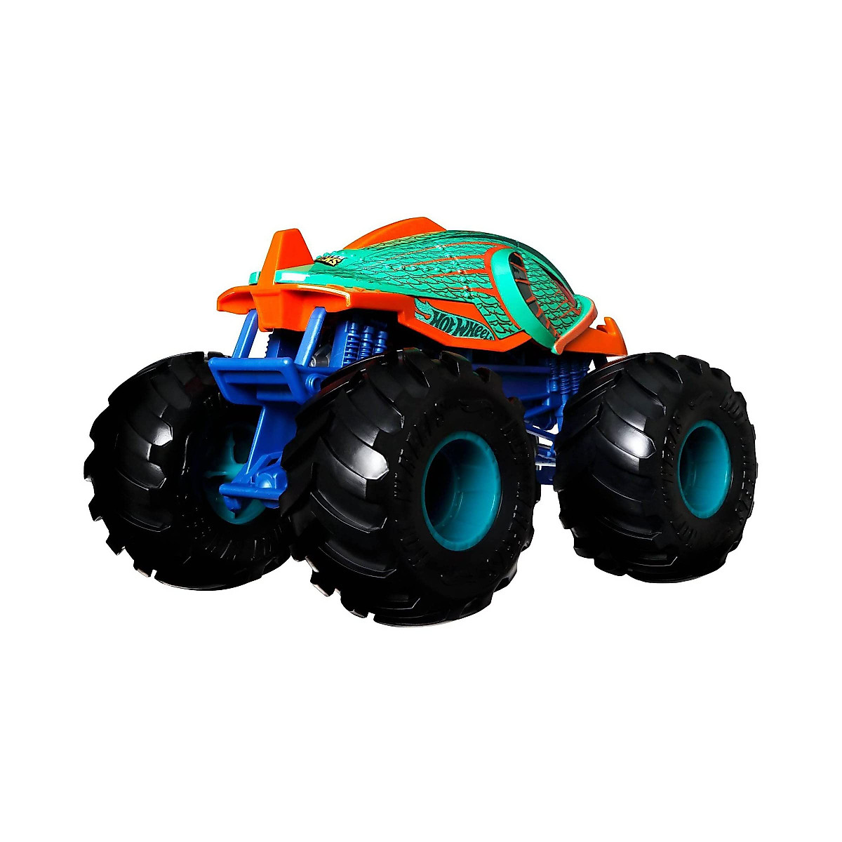 Hot Wheels Monster Trucks 1:24 Scale Vehicles, Collectible Die-Cast Metal Toy Trucks with Giant Wheels & Stylized Chassis, Gift for Kids Ages 3 Years Old & Up
