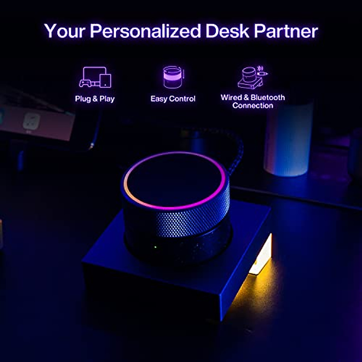 Angry miao CYBERBLADE Wireless Gaming Earbuds, Active Noise Cancelling Bluetooth Earbuds with Microphone, 36ms Low Latency Earphone for PC, PS4, PS5, Switch, iPhone, Android