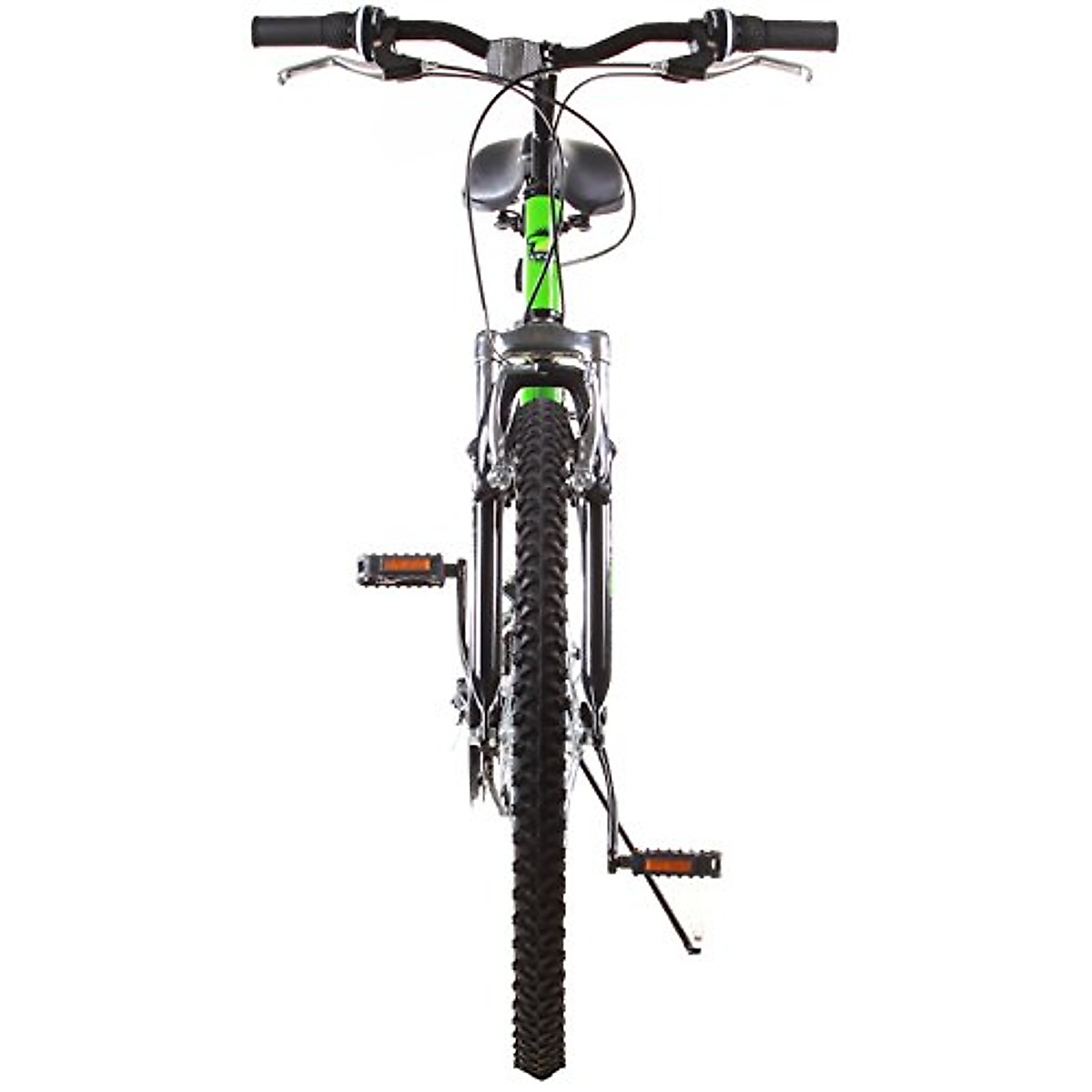 Titan Trail 21-speed Suspension Men's Mountain Bike, 18-Inch Frame, Green and Black