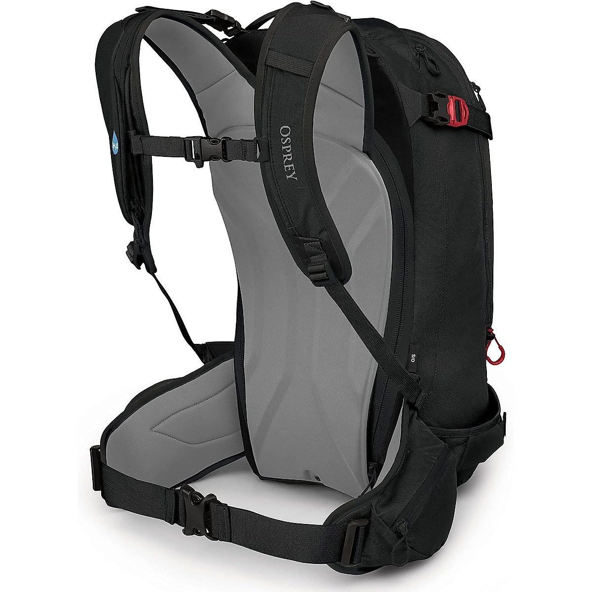 Osprey Kamber 30 Men's Backcountry Ski and Snowboard Backpack, Black