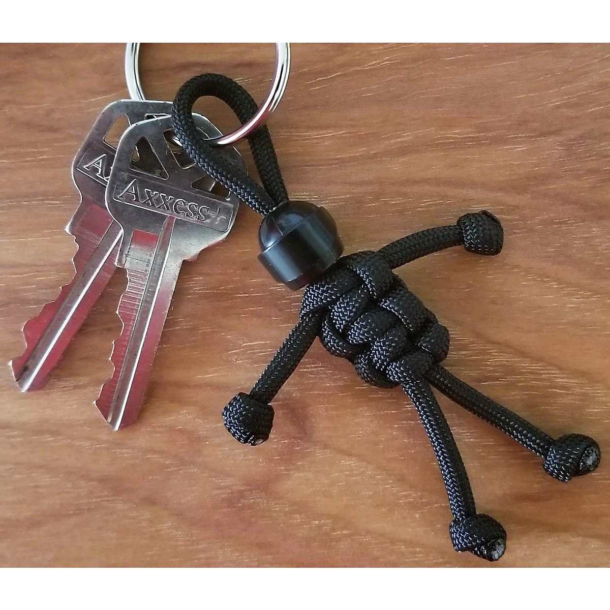 Motobuddy KeyChain for Motorcycles, Scooters, Cars, and Gifts (Black)