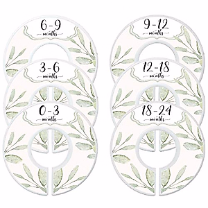 Mumsy Goose Baby Girl Clothes Dividers Nursery Closet Dividers Closet Organizers Botanical