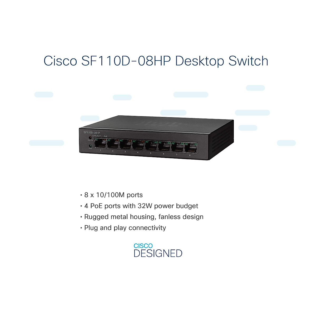 Cisco Small Business SF110D-08HP