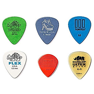 MXR M101 Phase 90 Effects Pedal Bundle with MXR Instrument Cable and 6 Assorted Dunlop Picks