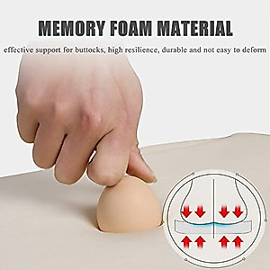 WAASHOP Comfortable Coccyx Cushion for Driving, Memory Foam Car Seat Cushion for Short People Heightening Seat Pad for Cars Front Seats Office Chair/Wheelchair/Truck Ergonomic Cushions