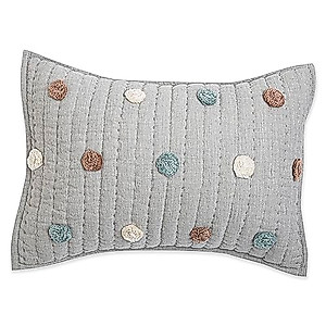 Crane Baby Decorative Quilted Pillow, Rainbow