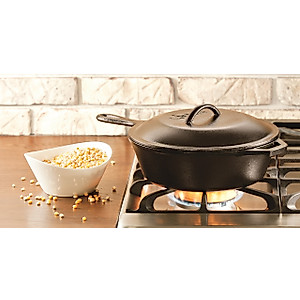 Lodge 9 Inch Cast Iron Skillet and Lid Bundle