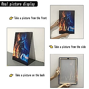 Movie Canvas Posters - Bounty Hunter Boba Fett Gallery Grade Wall Decor Poster Framed and Stretched HD Print on Canvas Star Fans Painting Gift Room Decoration for Living Room Bedroom (SW-9, 12 X 18 Inches)