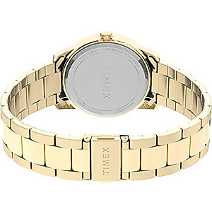 Timex Men's Easy Reader 38mm Watch – Gold-Tone Case Cream Dial with Gold-Tone Stainless Steel Bracelet