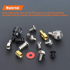 HELIFOUNER 450 Pieces Computer Standoffs Spacer Screws Assortment Kit for Hard Drive Computer Case Motherboard Fan Power Graphics