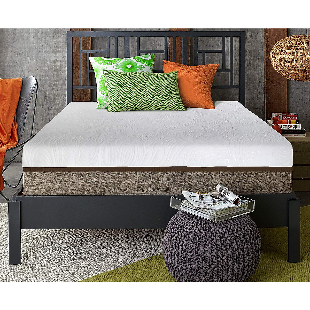 Live and Sleep Ultra 14 Inch Gel Memory Foam Mattress in A Box - Medium Balanced, Cool Bed in A Box, Certipur Certified - Advanced Body Support - Twin Size