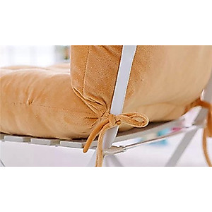 ChezMax Chair Cushion Plush Seat Cushion Back Cushion with Ties Thickened Desk Chair Pads Cartoon Waist Pillow Cushion Decor for Chair Car Office Patio Wheelchair Cartoon Bear