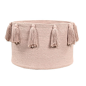 Lorena Canals BSK-TAS-VINTNU Tassels Vintage Nude Basket