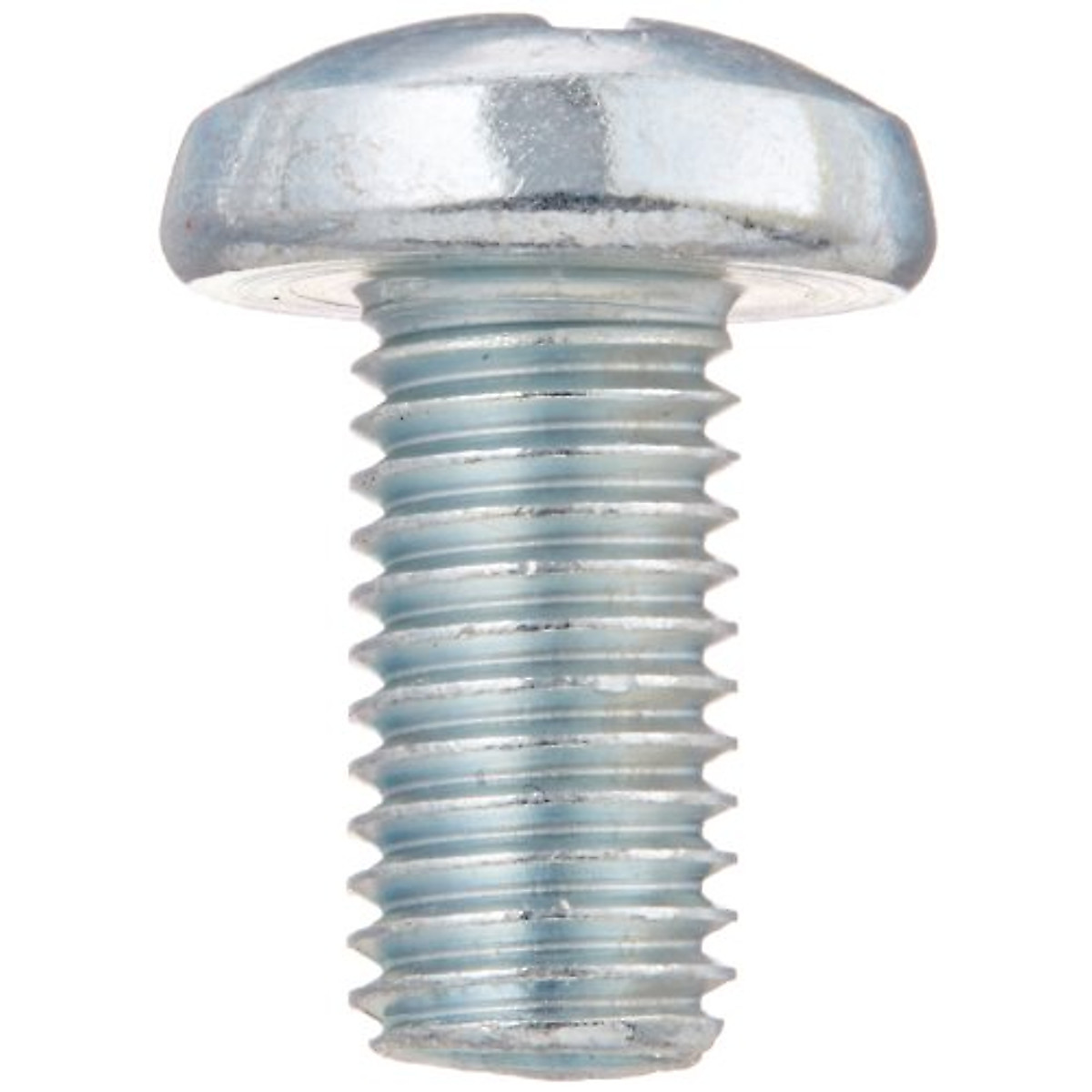 Small Parts Steel Machine Screw, Zinc Plated Finish, Pan Head, Phillips Drive, Meets ASME B18.6.3, 3/16" Length, Fully Threaded, #8-32 UNC Threads (Pack of 100)