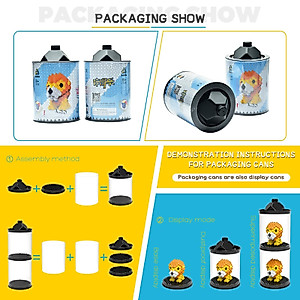 KADELE Kids Animal Lion Toy Building Sets,Extremely Creative and Challenging STEM Building Toys,Educational Toys for Boys and Girls Ages 8 and Up(102 Pieces)