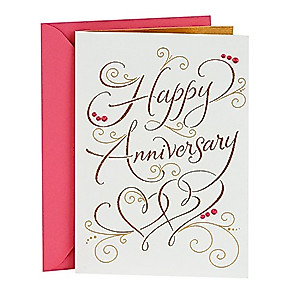 Hallmark Signature Anniversary Card for Couple (Happy Anniversary)