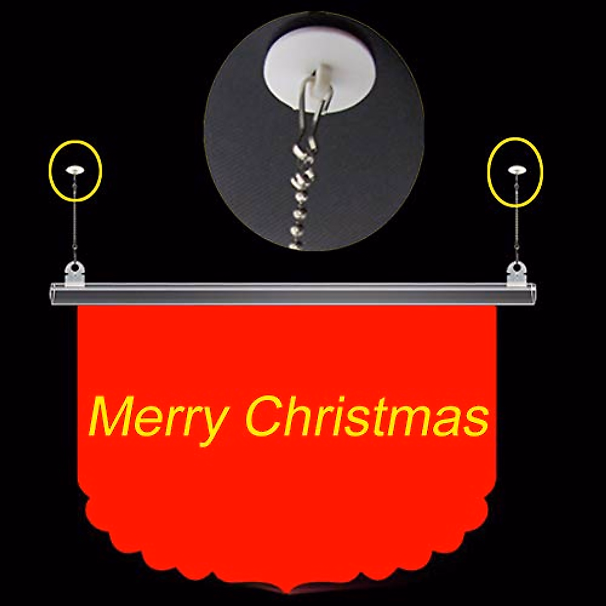 20 Pieces 3cm Diameter Ceiling Stick Adhesive Hooks Christmas Ball Adhesive Hanging Hooks Poster Pole Hook Sticky Top Accessories for Party Mall Advertising Christmas Ceiling Hanging Ornaments