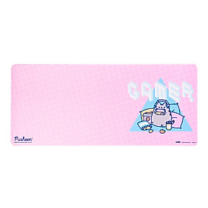 Official Pusheen Mouse Pad XXL - Desk Pad - 31.5" x 13.78" Non-Slip Rubber Base Mouse Mat, Gaming Mouse Pad, Keyboard Mouse Mat, Kawaii Mouse Pad