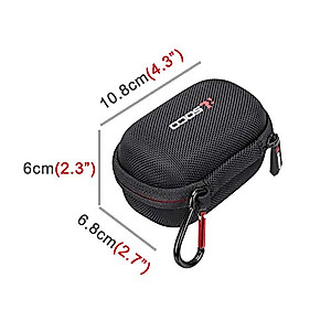 RLSOCO Hard Case for Bose QuietComfort Noise Cancelling Earbuds & for Bose Sport Earbuds Wireless Earphones (Black)