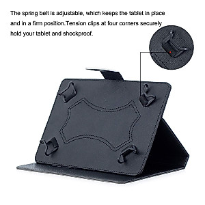 Universal Case for 9-10.5'' Tablet, CozyULF Colorful Wallet Stand Case for iPad 9.7/10.2/10.5, Galaxy Tab 9.6 9.7 10.1 10.4 10.5, Amazon Fire HD 10 Other 9-10.5 inch Models - Trick Or Treat