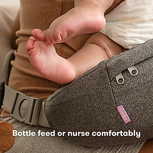 Frida Mom Nursing Pillow Cover, Easy-to-Clean Replacement Cover, Soft Fabric, Machine Washable, Gray