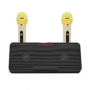 n/a Wireless Bluetooth Microphone Speaker Microphone Household Ktv Outdoor Mobile Phone Bluetooth Audio Cara Ok Machine