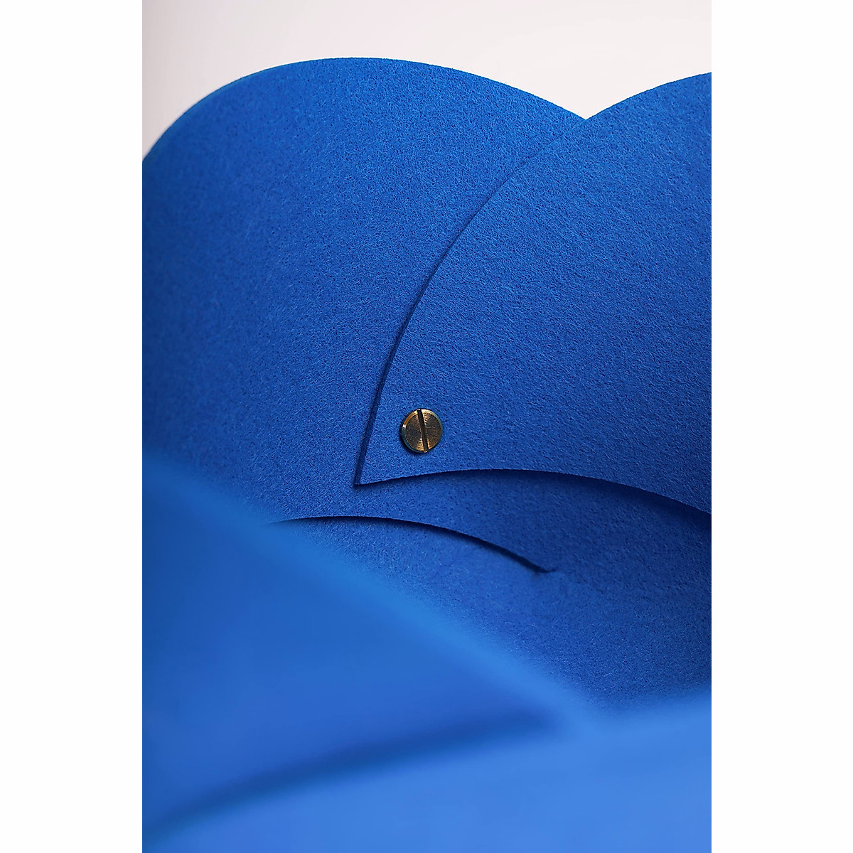 IANIYA Versatile Felt Storage Basket Organize with ease! Perfect for living rooms and stylish desktop decor(BLUE)