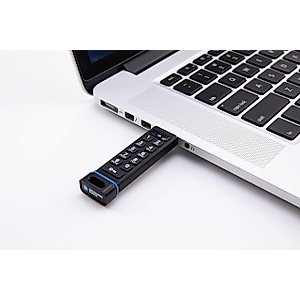 SecureData 8GB SecureUSB KP Encrypted Flash Drive with KeyPad Pin Authentication
