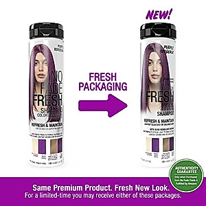 Purple Color Depositing Shampoo - Semi Permanent Hair Color with BondHeal Bond Rebuilder - Violet Hair Dye 6.4 oz