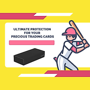 Premium Card Game Deck Storage Box and Playmat Case - Holds 550+ Double Sleeved Cards - YugiOh/MTG Card Holder Storage Case - Game Card Box with Mat Case and Removable Compartment (Black-Grey)