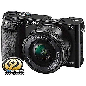 Sony Alpha a6000 Mirrorless Camera w/ 16-50mm + 55-210mm Power Zoom Lenses