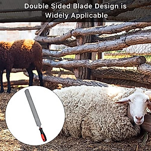 Elesunory Horseshoe File 14 Inches, Horse Rasp and File with Handle for Horse Hoofs, Hoof Trimming Tool for Repairing Horse Goat Pig Hooves