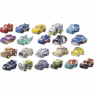 Mattel Disney Cars Toys Mini Racers 21-Pack of Collectible Die-Cast Toy Cars & Trucks Inspired by Movie Characters (Amazon Exclusive)