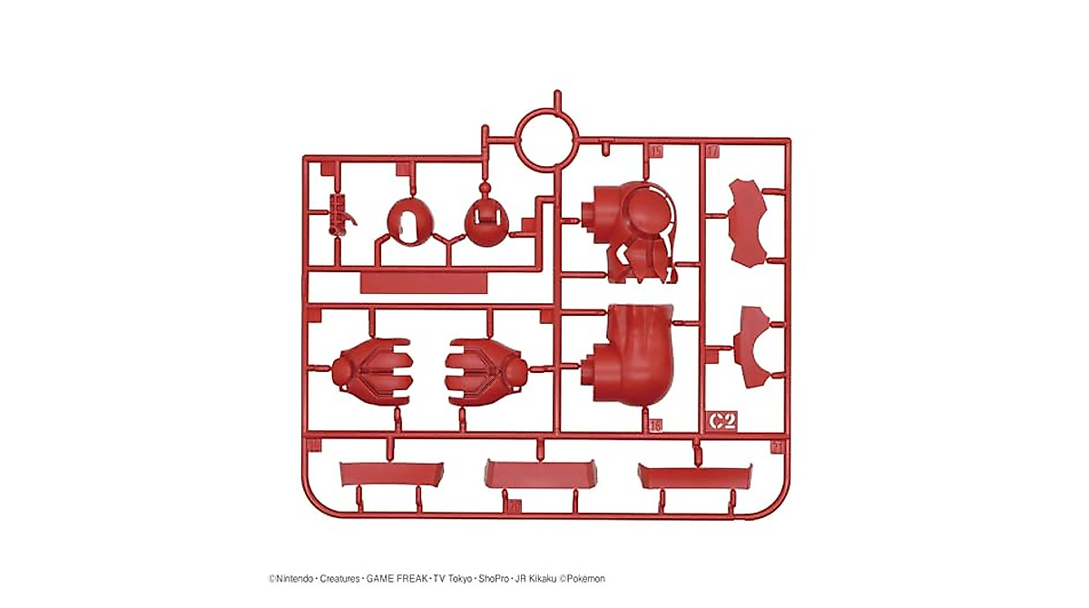Pokemon Groudon Model Kit by Bandai - Collectible Plamo Series