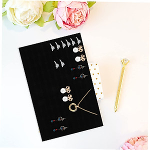 Abaodam 6 Pcs Jewelry Box Ring Insert Display Jewelry Supplies Ring Displays for Selling Earrings Insert Ear Stud Pad Jewelry Display Pads Ring Case Hair Accessories Sponge Travel Necklace