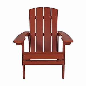 Wycian Dining Chair Seat, Chair Seat Cushion 1PC Red Seat Height 14.5" All-Weather Chair Solid Wood Capacity 350LB 33.50" L 29.50" W 35.00" H for Living Room