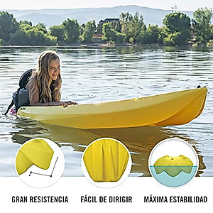 Lifetime 90841 Wave 60 Youth Kayak (Paddle Included), Yellow
