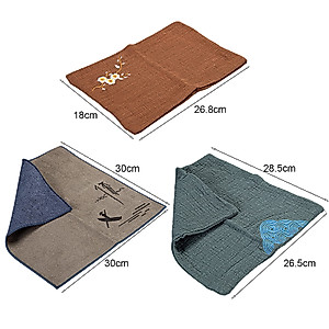 Kitchen Dish Towel,Soft Absorbent Dish Towel Vintage Tea Towels Decorative Dish Cloths Light Green