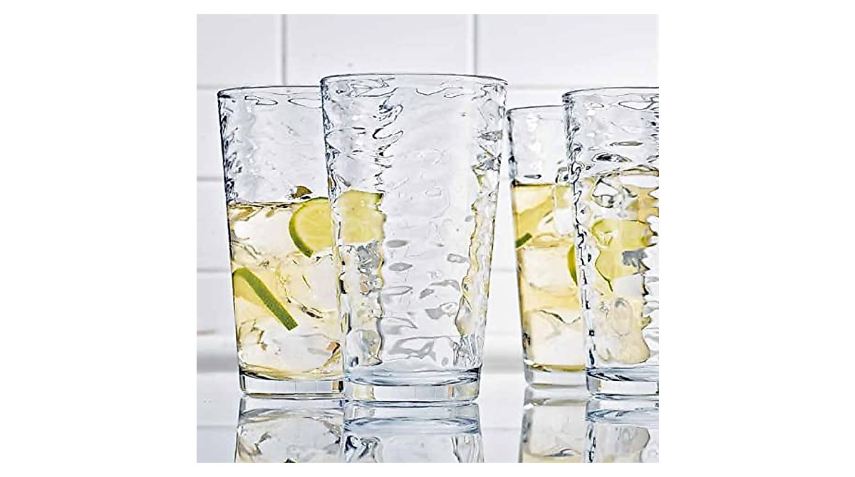 Glaver's Highball Glass Set of 10 - Premium Quality Drinkware