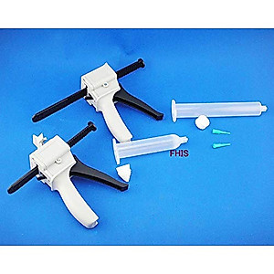 Fhis Dispensing Manually Single Liquid Glue Gun 30cc/55cc Common 1Pcs and Cones 1Pcs and Dispensing Tips 1Pcs (55cc)