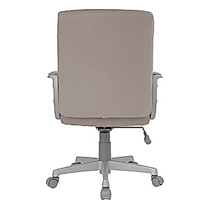 STAPLES Tervina Luxura Mid-Back Manager Chair, Taupe (56905)