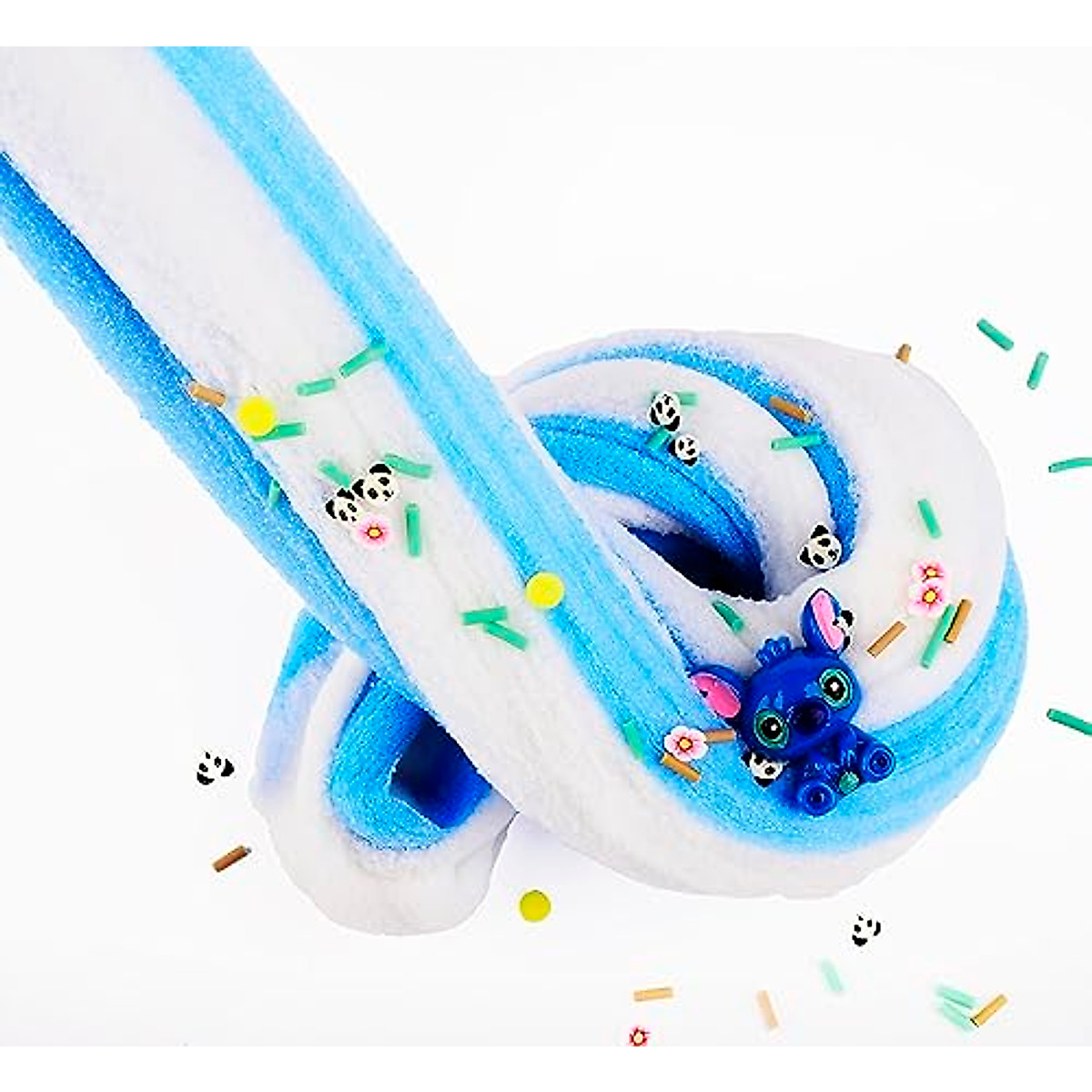 Cloud Slime with Cute Charms, Colorful Slime Scented DIY Slime Supplies for Boys and Girls, Stress Relief Toy for Kids Education, Party Favor, Best Birthday Gift,(7oz 200ML)