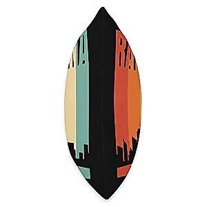 Ravenna Town Nkyline Ravenna Nkyline Throw Pillow, 18x18, Multicolor