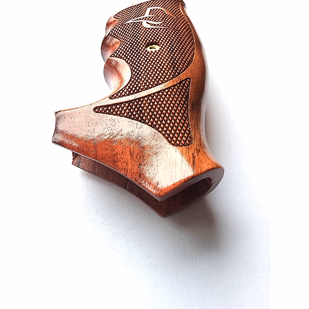 BMPL Hardwood Luxury Laser Grips Compatible with Taurus Medium/Large Frame.357 M44, 65, 66, 80, 82, 83, 96, 431, 441, 607, 608, 669 Revolver Handmade, Brown,Red